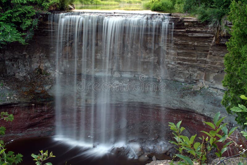 Water fall stock photo. Image of owen, canada, water, area - 5679688