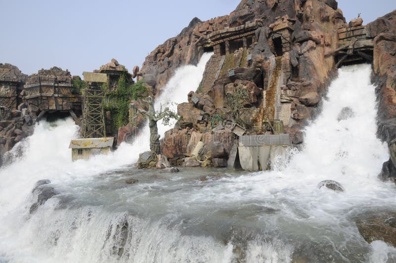 Water fall stock photo. Image of nature, mountain, bank - 6421264