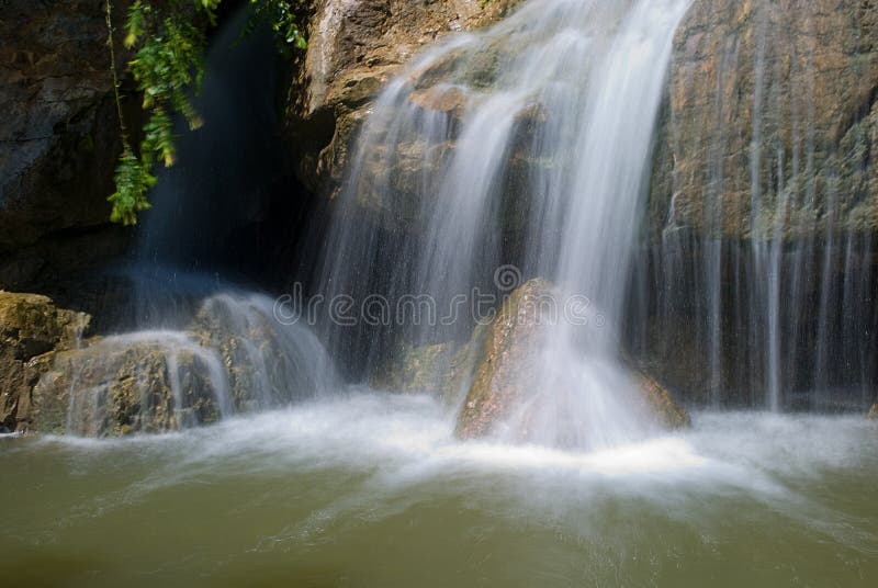Water Fall stock image. Image of flowing, flow, nature - 9659457