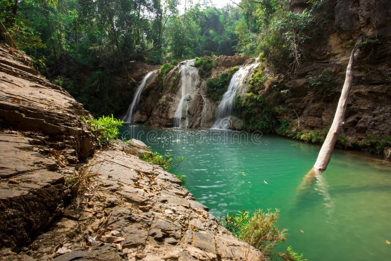 Water fall stock image. Image of landscape, beautiful - 49286355