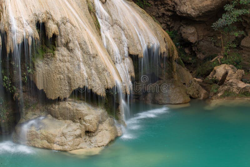 Water fall stock photo. Image of rock, mountain, scenery - 49287082