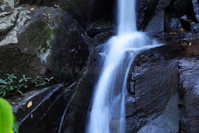 Water Fall. Beautiful Deep Forest Waterfall in Nan Province,Thailand ...