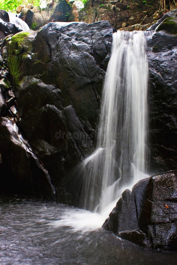 Water fall in deep forest stock photo. Image of outdoors - 23225054