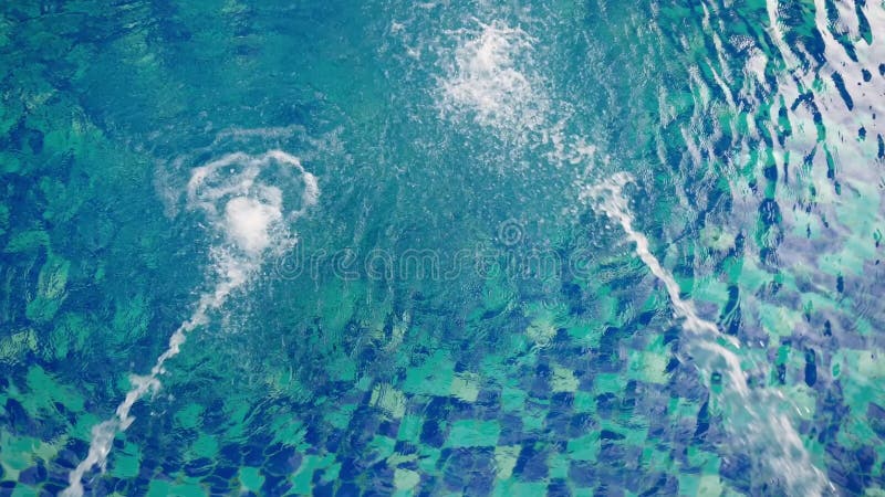 Water Fall Down To the Swimming Pool Stock Video - Video of ripple ...