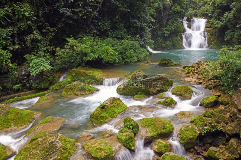 Waterfall in Brooks in Slow Motion Stock Photo - Image of factory ...