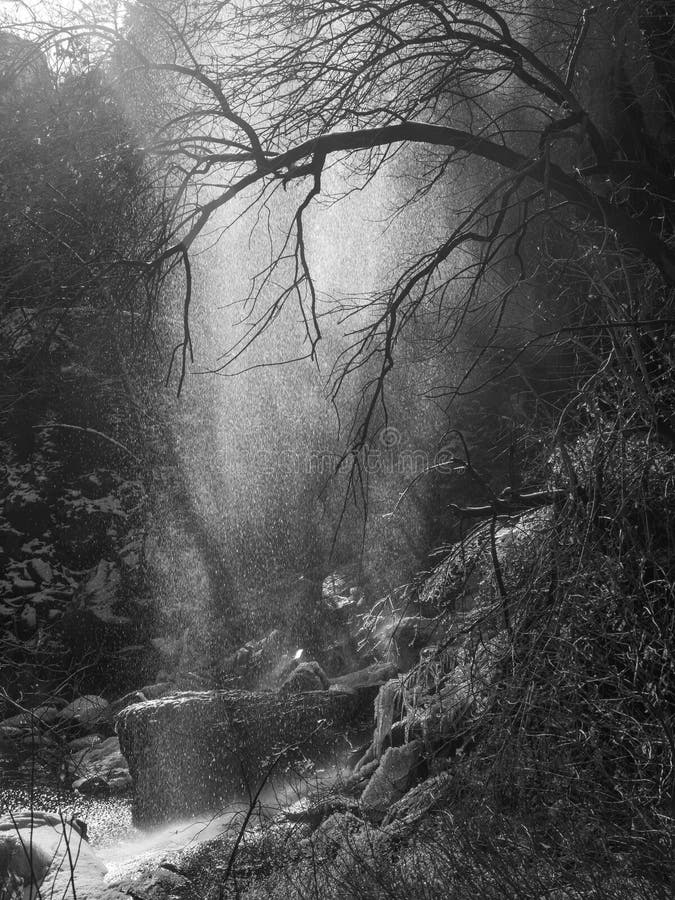 Water fall and ice stock photo. Image of emerald, pool - 196094714