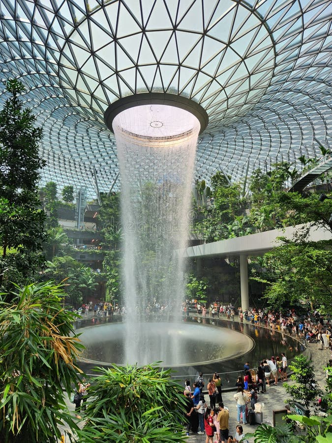 Water Fall the Jewels editorial photo. Image of airport - 265875201