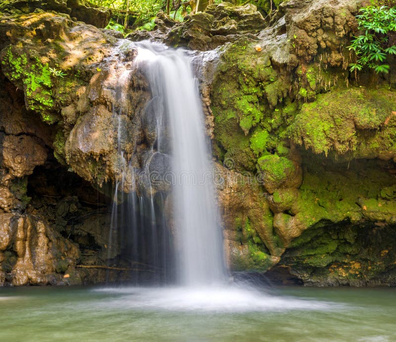 Water Fall: White Water in Flow Stock Image - Image of horizontal ...