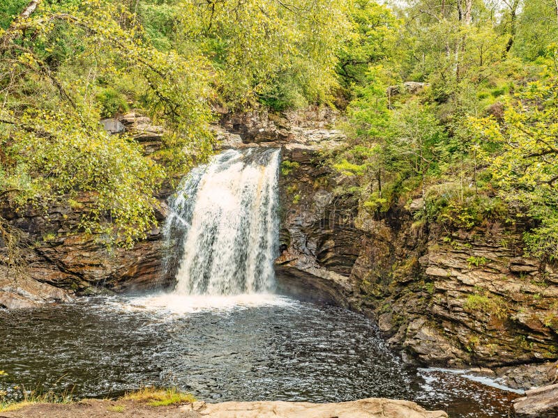 Falls of Falloch Scotland stock image. Image of natural - 262629619