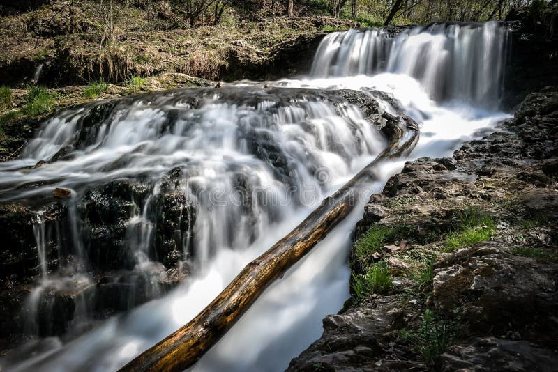 Water Fall stock photo. Image of nature, spring, waterfall - 79179560