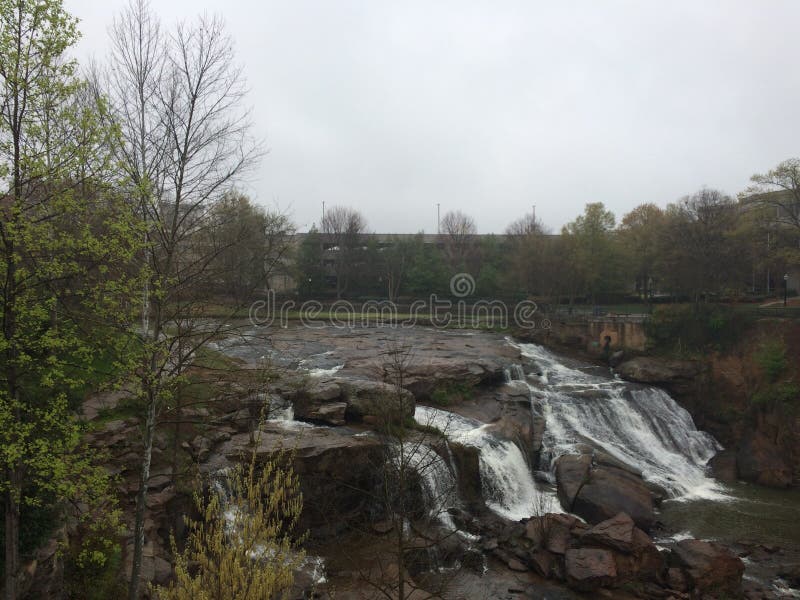 Water fall stock image. Image of fall, flows, water, trees - 53150107