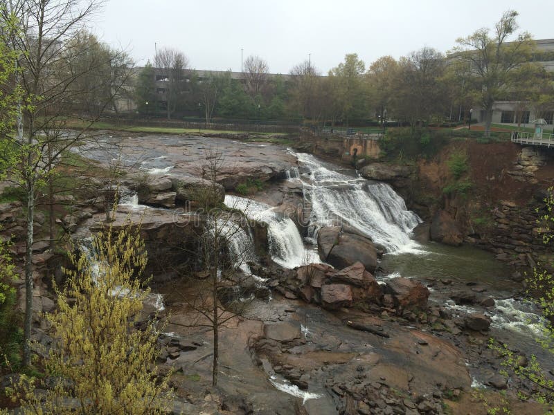Water fall stock photo. Image of landscape, trees, flows - 53166774