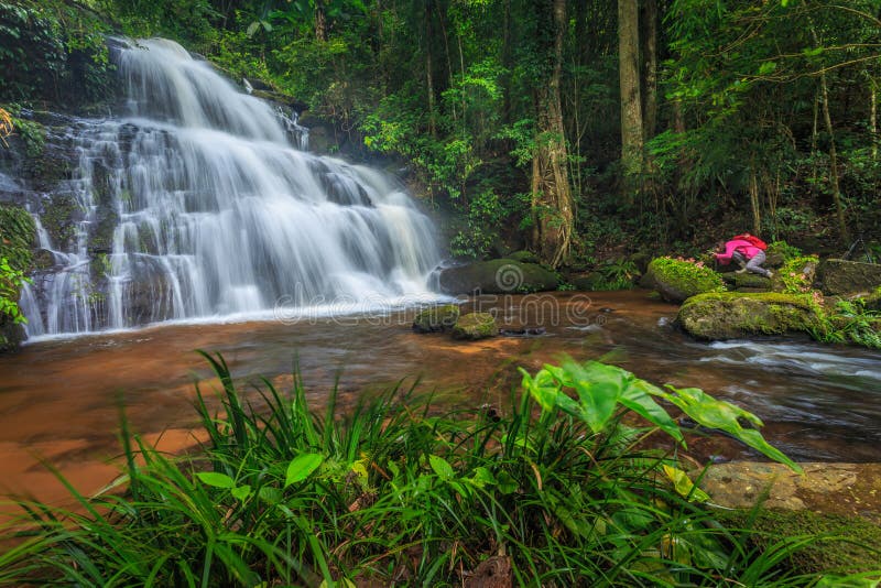 Water fall stock photo. Image of light, national, glass - 46733018