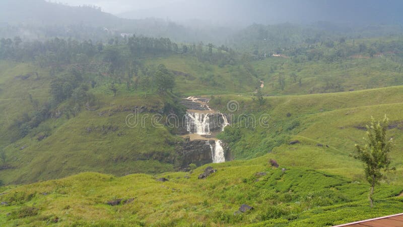 Water fall sri lanka stock image. Image of fall, lanka - 121361495