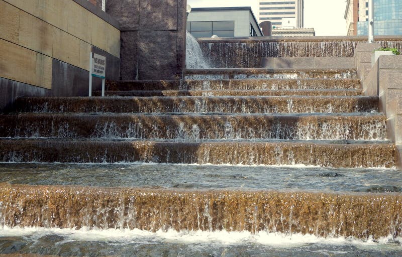 Water fall steps stock image. Image of fall, running - 98971793