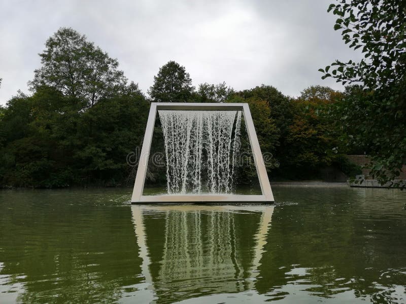 Water Fall Waterfall Nature Park Stock Photo - Image of water, nature ...
