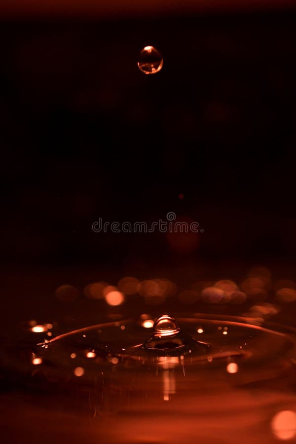 Water Falling Dripplets 002 Stock Photo - Image of circle, calm: 282914880