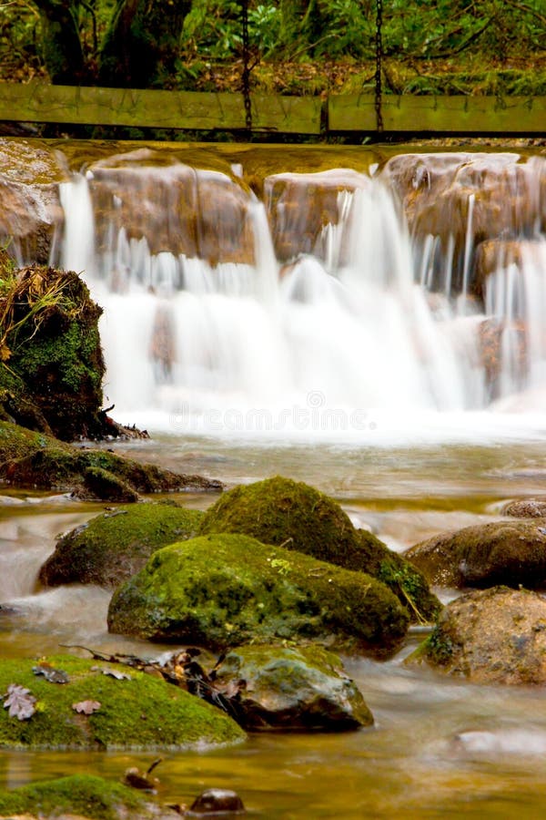 Water Falling Over Red Rocks Stock Photo - Image of water, river: 4731530