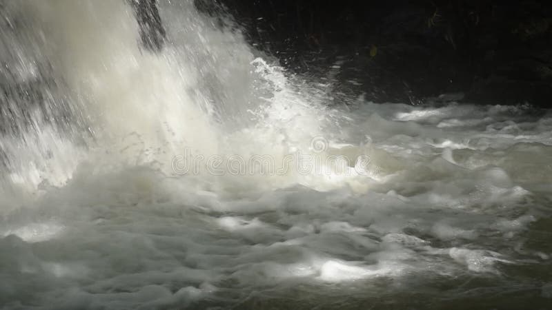 Water Falling on River Pass Rock and Stone at North Chet Kod Waterfall ...