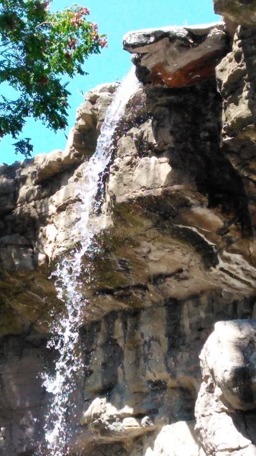 Water falling stock image. Image of spring, falling - 117927697