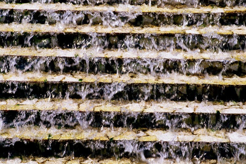 Water Falling on Steps Artificial Spring, Santdnyaneshwar Udyan ...
