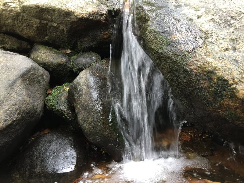 Zen Stones With Falling Water Drops Stock Photo - Image of fall ...