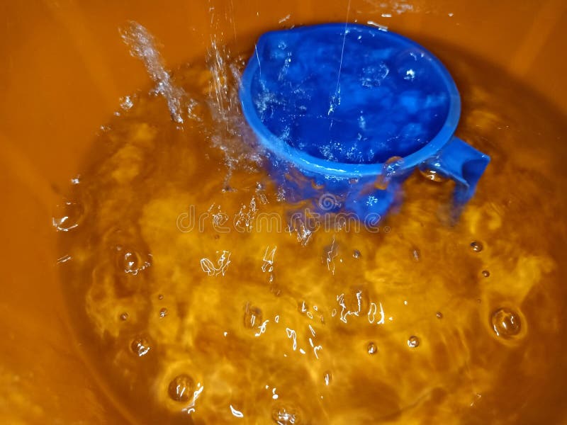 Water Falling To the Bucket Stock Photo - Image of baking, falling ...