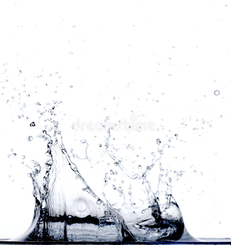 Water Falling in Water stock photo. Image of bubbles, airborne - 2279678