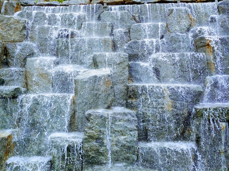 Water Falls Like a Waterfall Stock Photo - Image of korea, water: 157546112