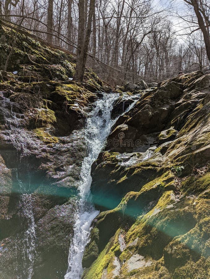 Water Falls River Rocks Woods Nature Moss Stock Photo - Image of nature ...