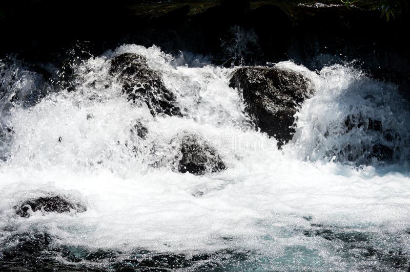 Water falls splashing stock photo. Image of waterfalls - 127747674