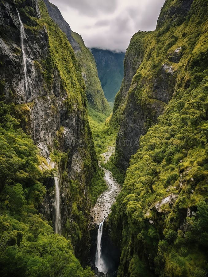 Water falls stock illustration. Illustration of sunlight - 280187102