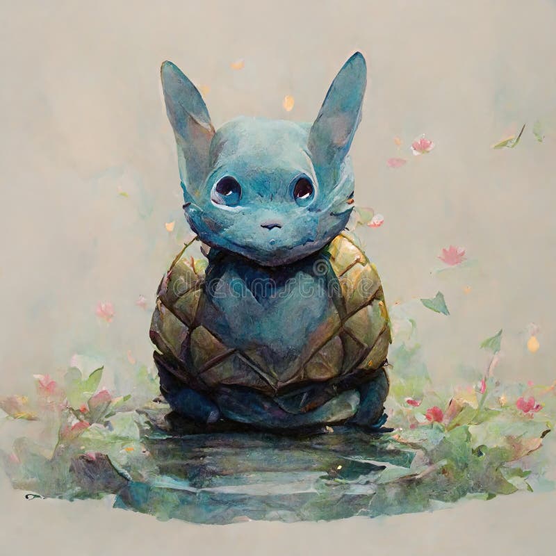 Water Fantasy Creature Standing in Water, Water Monster, Ai Generated ...