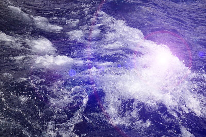 Water of a Fast Mountain River with Rapids Stock Photo - Image of ...