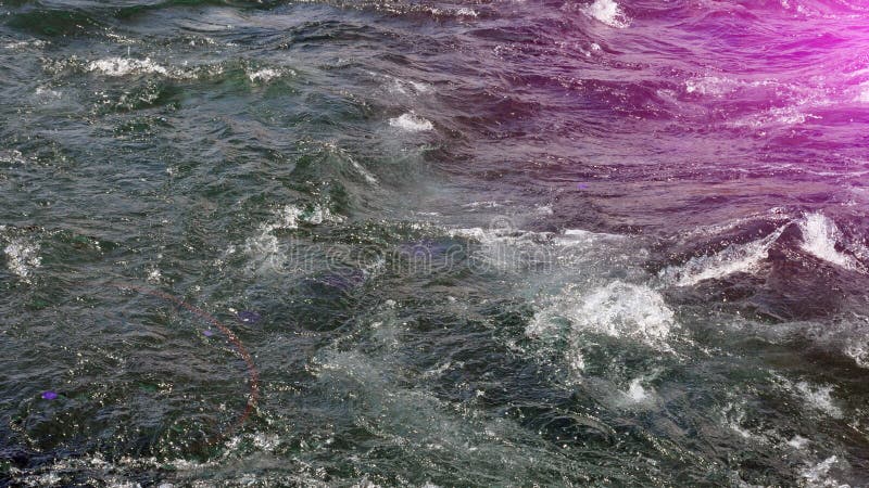 Water of a Fast Mountain River with Rapids Stock Photo - Image of wave ...