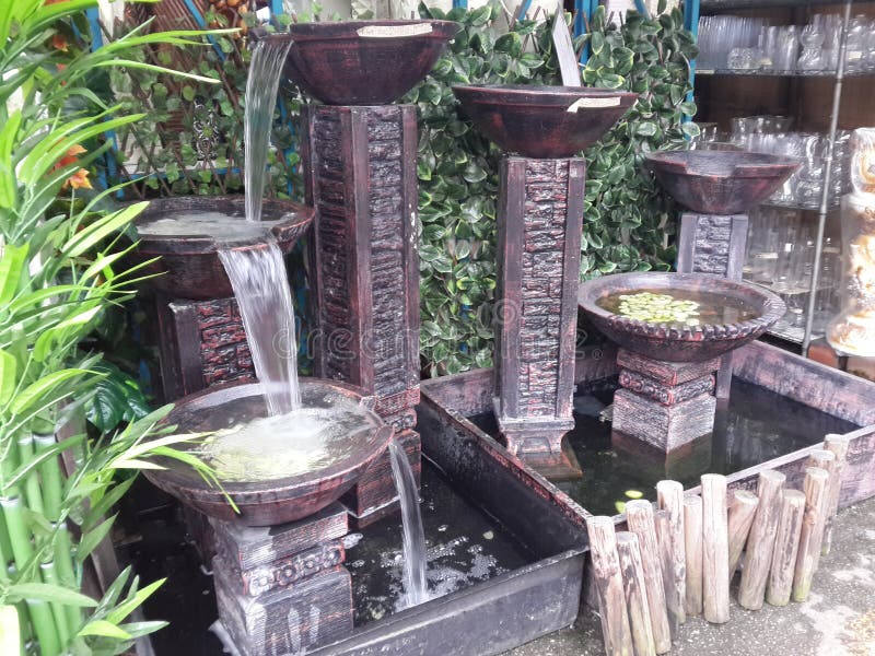 Water feature stock image. Image of garden, feature, asian - 44785103