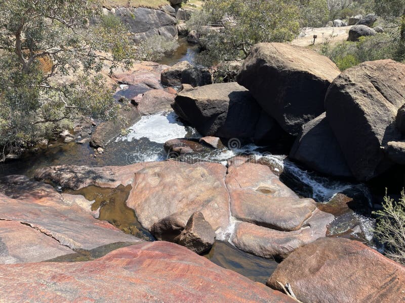 Water Feature in a National Park Stock Photo - Image of rock, water ...