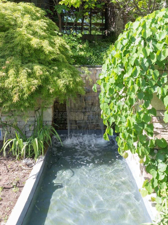 Water feature stock photo. Image of gardener, landscape - 42406814