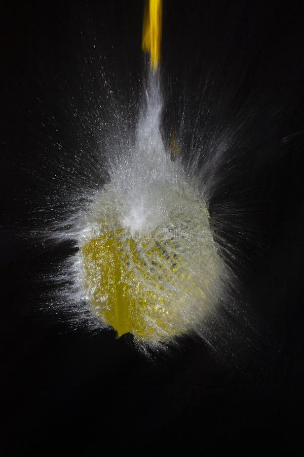 Exploding Balloons, Filled with Water Stock Image - Image of exploding ...