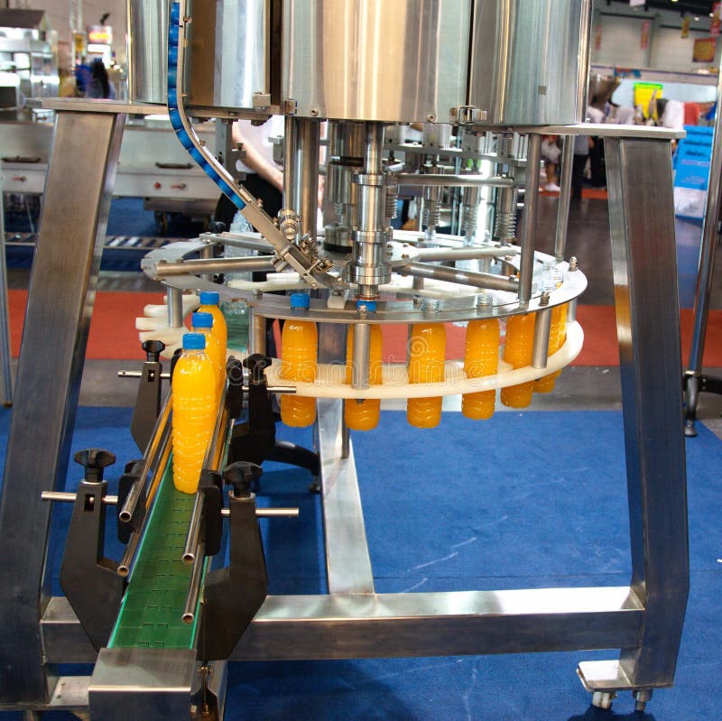 Water filling machine stock image. Image of automatic - 28643913