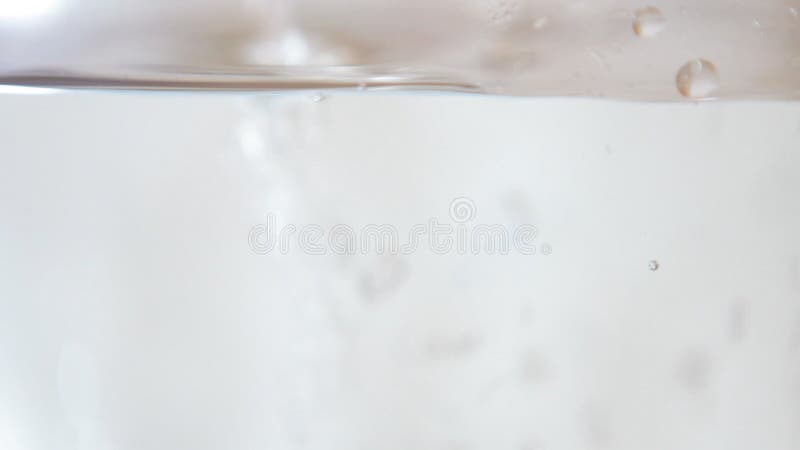 Water Fills a White Screen. Blue Water Surface Stock Video - Video of ...