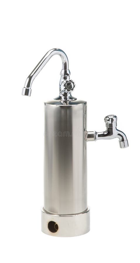 Water Filte Isolated on White Stock Image - Image of drinkable, white ...