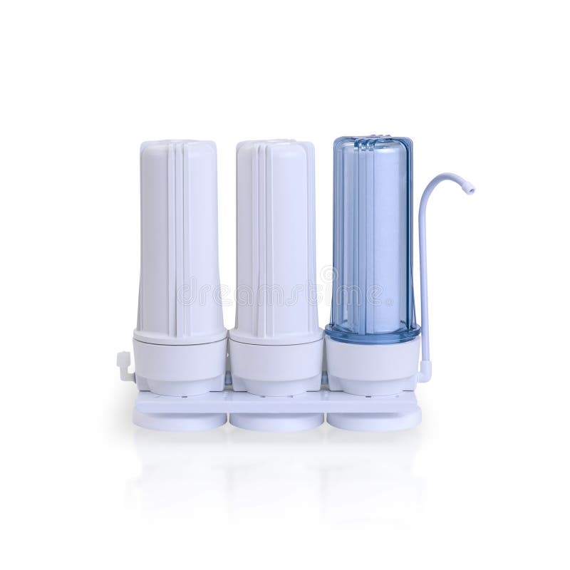Modern Water Filter stock photo. Image of mineral, path - 15367416