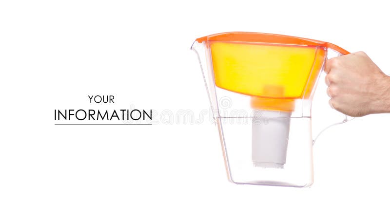 Water Filter in Hand Pattern Stock Image - Image of equipment, healthy ...