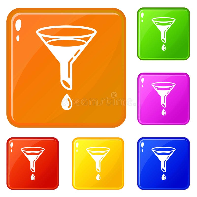 Water Filter. Icons Filtering. Stock Vector - Illustration of home ...