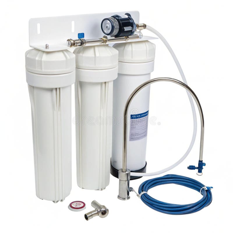 Water Filter Isolated on White Background Stock Illustration ...