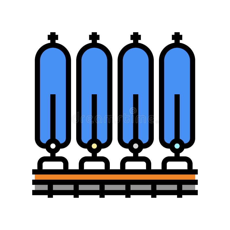 Water Filter System Color Icon Vector Illustration Stock Vector ...