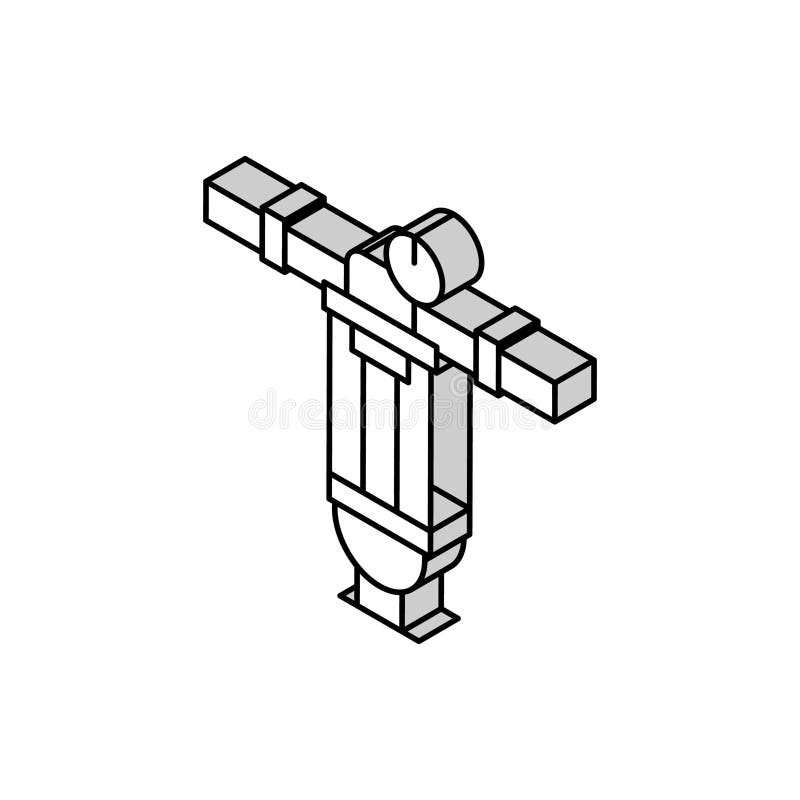 Water Filter Tool Isometric Icon Vector Illustration Stock Vector ...