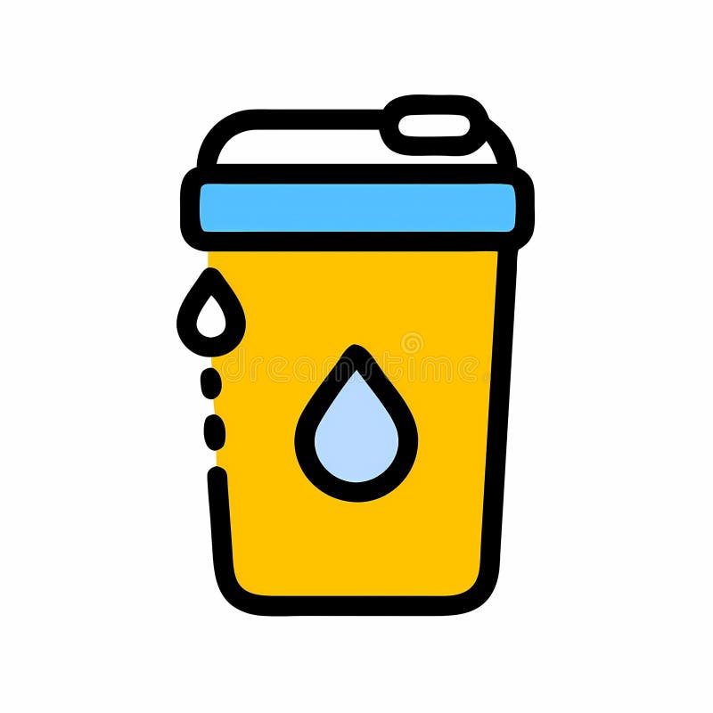 Water Filter Vector Illustration, Filled Design Editable Outline Icon ...