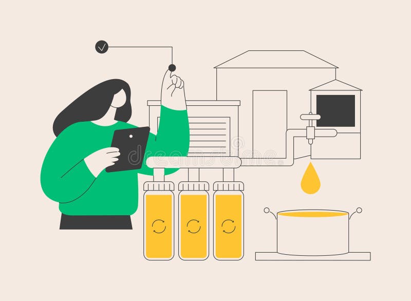 Water Filtering System Abstract Concept Vector Illustration. Stock ...